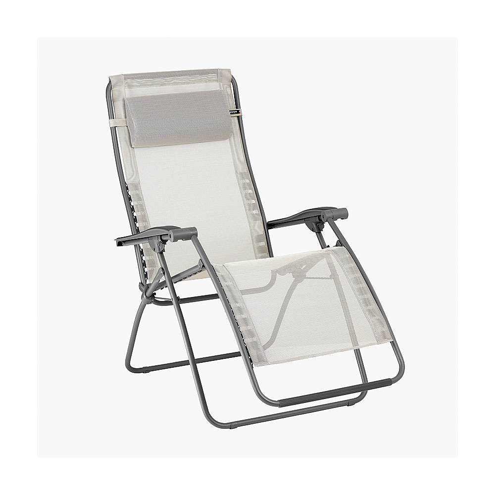 Lafuma RSXA positions-liggestol i en flot lysbeige farve